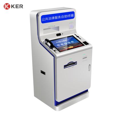 Cina Esame di governo dello schermo attivabile al tatto della fabbrica e stampare il terminale della stampa rapporto di self service del chiosco in vendita