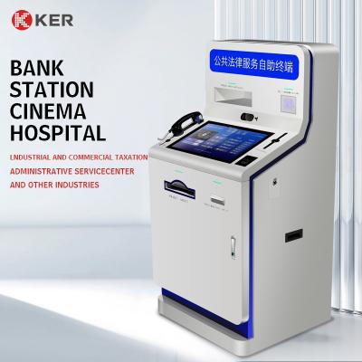 Cina Esame di governo dello schermo attivabile al tatto della fabbrica e stampare il terminale della stampa rapporto di self service del chiosco in vendita