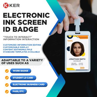 China Office Electronic Employee Digital Work Badge Access Control Employee Event name VIP Card ID Badge PVC NFC Card for sale