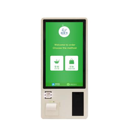 China Restaurant Fast Food 24 32 Inch Self Service Ordering Kiosk for sale