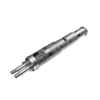 Quality 65/132 Conical Twin Screw Extruder Barrel For Pe Wood Plastic Wpc Conical Screw for sale