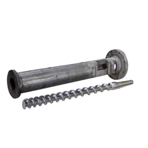 Quality Bimetallic Cold Feed Extruder Screw And Barrel Diameter 35mm For Rubber Machine for sale