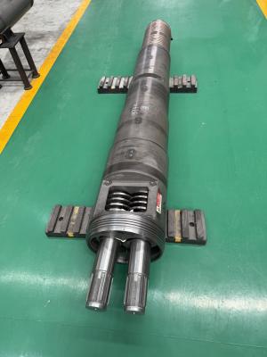 중국 최대 길이 8000mm와 최대 출력 1000kg / h의 쌍둥이 피침 나사 조립 판매용