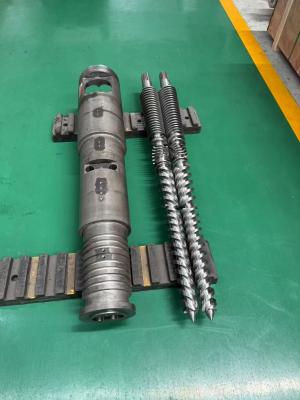 China 5kw Barrel Heating Power Conical Twin Screw and Barrel with High Torque Capacity and Excellent Corrosion Resistance for sale