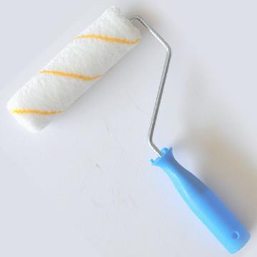 China High Quality 4inch 7inch 9inch eu yellow strip Paint Roller, Pro Frame and Cover nap refill , OEM and ODM for sale