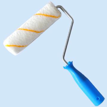China Hand Tools acrylic Paint roller cover and roller frame painting with roller paint brush kit for sale