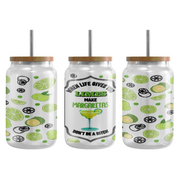 Quality 16Oz Digital UV Printing DTF Tumbler Wraps Printable Transfer Paper For Glass for sale