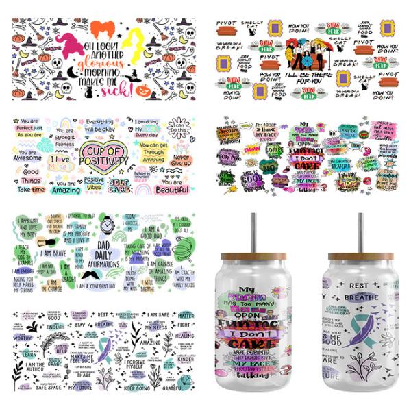 Quality Foil Hot Stamping AB Transfer Film UV DTF Cup Transfers On Cups for sale
