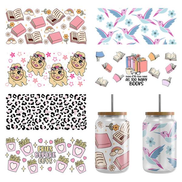 Quality UV Varnish Sticker Custom UV DTF Cup Wraps ISO9001 SGS ROHS for sale