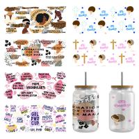 Quality Non Toxic Easter Holiday UV DTF Tumbler Wraps Heat Resistant for sale