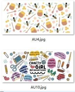 Quality Self Adhesive DTF Wraps UV Transfer Stickers High Heat Resistance for sale