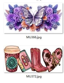 Quality Decal UV DTF Tumbler Wraps UV Resistant Used In Metal Packaging for sale