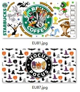 Quality UV Ink AB Film DTF Cup Wraps Sticker UV DTF Waterproof for sale