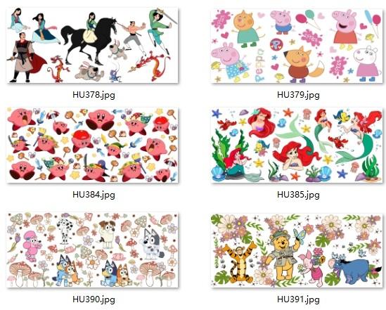 Quality ISO UV Varnish Easter Holiday UV DTF Tumbler Wraps 16OZ for sale
