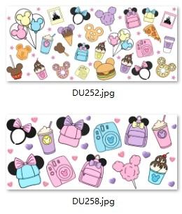 Quality ISO UV Varnish Easter Holiday UV DTF Tumbler Wraps 16OZ for sale