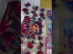 Eenmalig gebruik Kerst UV DTF Cup Wrap Transfers Custom UV Transfer Stickers