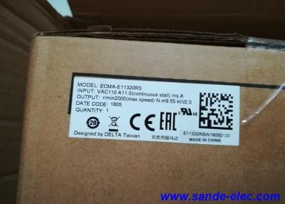 Cina Corredo 2.0kw 2000rpm 9.55Nm del driver del servomotore di CA di delta ECMA-E11320RS in vendita