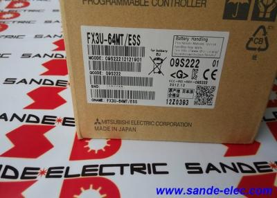 Cina Il CA 100-240v 32 dell'unità di base di Mitsubishi FX3U-64MT/ESS introduce la CC 24v 32 Transisto in vendita