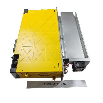 China A06B-6114-H207 FANUC AC Servo Amplifier Unit A06B6114H207 AO6B-6II4-H2O7 for sale