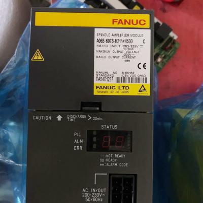 China FANUC Spindle Amplifier Module A06B-6078-H211 A06B-6078-H211#H500 for sale