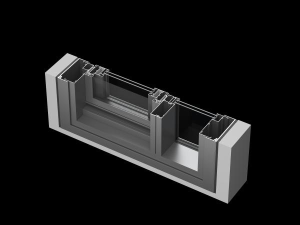 Quality 100mm Curved Glass Curtain Wall Thermal Resistance Triple Layer Protection For Coastal Construction for sale
