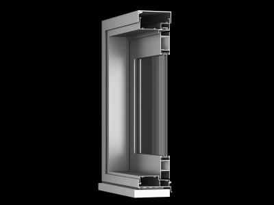 China 150mm Curtain Walling Stick System For Wind Resistance And Water Tightness for sale