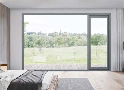 China Hinged Design Aluminium Window And Door Dustproof Smooth Operation Aluminium Casement Door for sale