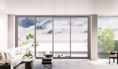China Smooth Aluminium Window And Door Customizable Aluminum Sliding Glass Doors for sale