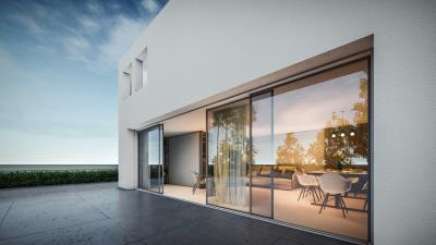 China Smooth Multiglide Sliding Glass Doors For Modern Indoor Outdoor Transitions for sale