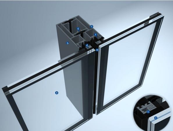 Quality Mullion Connection Unitized Curtain Wall System Vertical Joint Systems For Seamless Assembly for sale