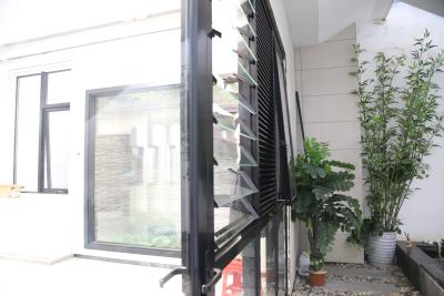 China Modern Fixed Aluminium Louver Window High Strength Customizable For Commercial Building for sale
