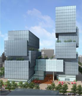 China High Thermal Performance Semi Unitized Curtain Wall with Tempered Glass for Rapid-Install Engineering for sale