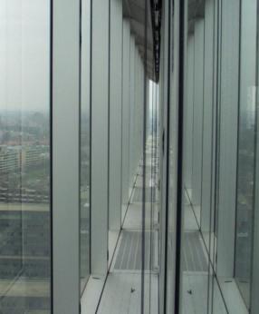 China Dynamic Insulation and Natural Ventilation Double-Skin Curtain Wall with Low-E Argon-Filled Insulating Glass for sale