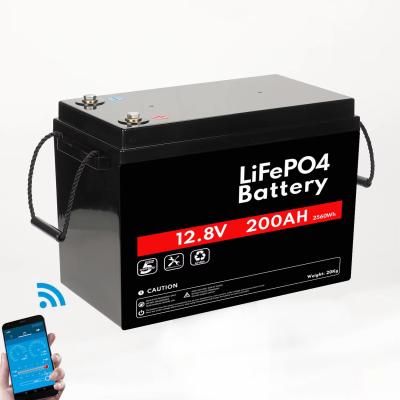 Китай 12.8в солнечный фосфат ион литий RV батарея 200ах 300ах 400ах пакет OEM продается