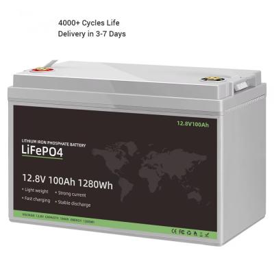 China Deep Cycle Lifepo Caravan Lithium Battery Pack 12.8V 25.6V For RV for sale