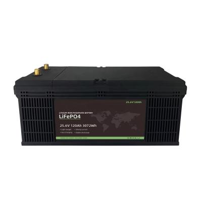 China Deep Cycle Lifepo4 Lithium RV Battery 25.6v 120ah For Campervan for sale