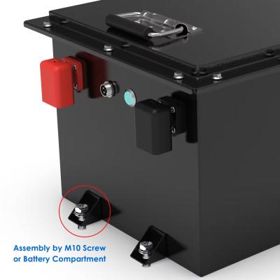 중국 맞춤 골프 카트 라이프포4 리?? RV 배터리 팩 48V 51.2V 105AH 100AH 5KWH 판매용