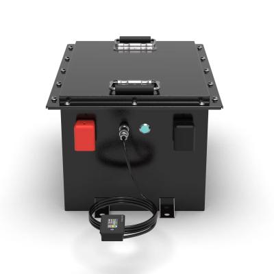 중국 맞춤 골프 카트 라이프포4 리?? RV 배터리 팩 48V 51.2V 105AH 100AH 5KWH 판매용