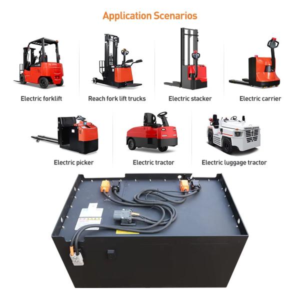 Quality 48V 51.2V 20~816Ah LiFePO4 Lithium Ion Forklift Batteries BMS For Power Traction for sale