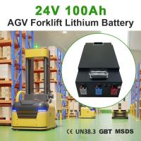 Quality Customizable 24V 48V AGV Rechargeable Traction Forklift Battery Pack for Heavy for sale