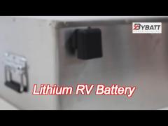 oem li ion rv battery trolley lifepo4 pack 25.6v campervan lithium battery