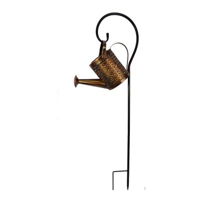 Cina Lampada a pavimento a scaldabagno a caldaia di ferro solare creativa per paesaggi da giardino all'aperto in vendita