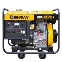 China Easy portable Open Frame Configuration Deisel General Generator With 12V Electric starter for sale