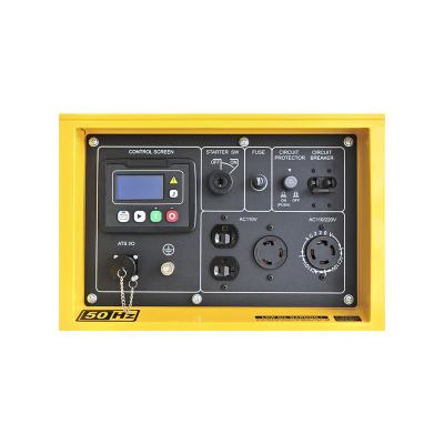 中国 6KVA 50Hz 240Vの携帯用ディーゼル発電機 販売のため