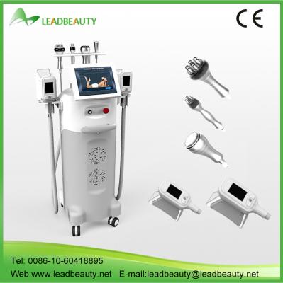 China 5 Handpieces fat freezing cryolipolysis slimming beauty machine also for skin lifting for sale
