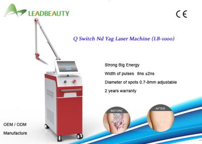 China Newest design 1064nm 532nm Q Nd Yag Laser Q Switch Beauty Machine for sale