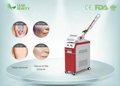 China Q switch Nd yag laser tattoo removal machine with 532nm&1064nm dual wavelength for sale