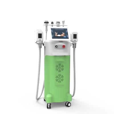 China Cryolipolysis RF Cavitation three techologies 5 handles multifunctional fat loss cryolipolysiAs slimming machine for sale