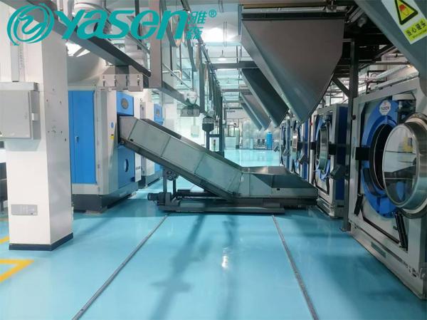 Quality Laundry Conveyor Transfer Shuttle Cart for sale
