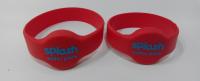 China RFID Smart Silicone Bracelets Waterproof Tags For Access Control for sale